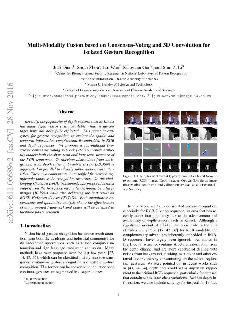 Multi Modality Fusion Based On Consensus Voting And 3d Convolution For 2923
