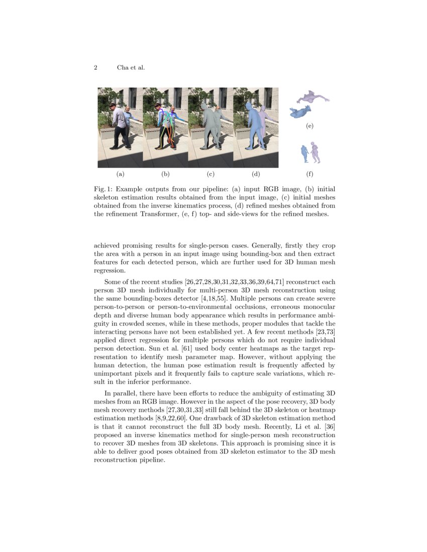 Multi Person 3d Pose And Shape Estimation Via Inverse Kinematics And