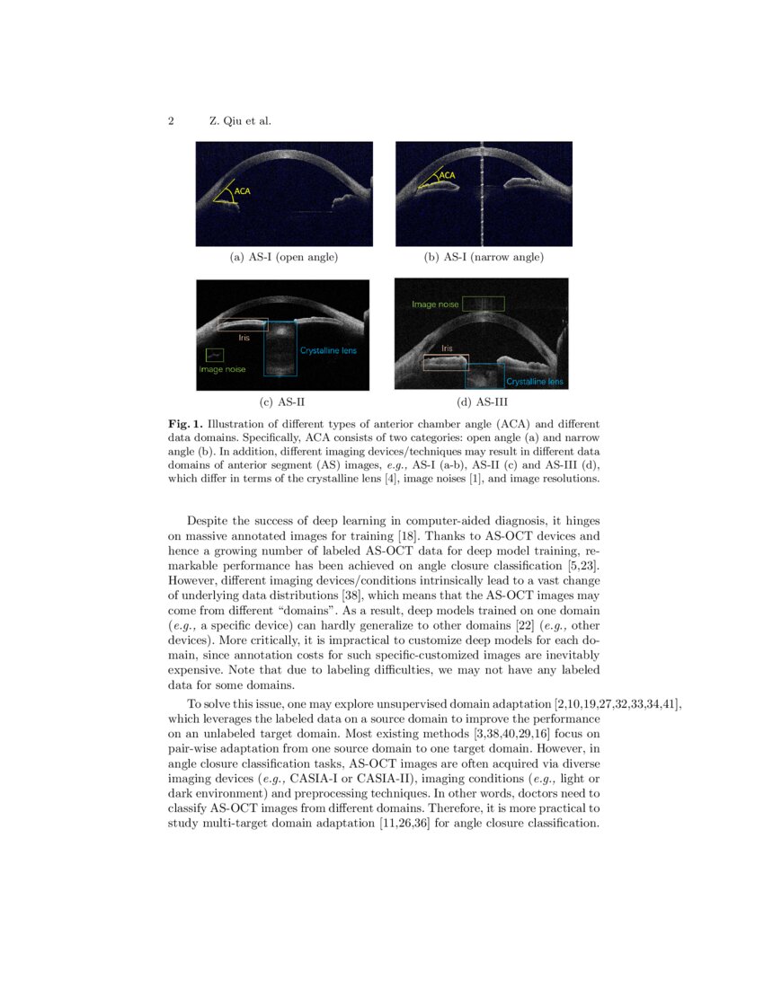 Multi-Scale Multi-Target Domain Adaptation for Angle Closure Classification | DeepAI