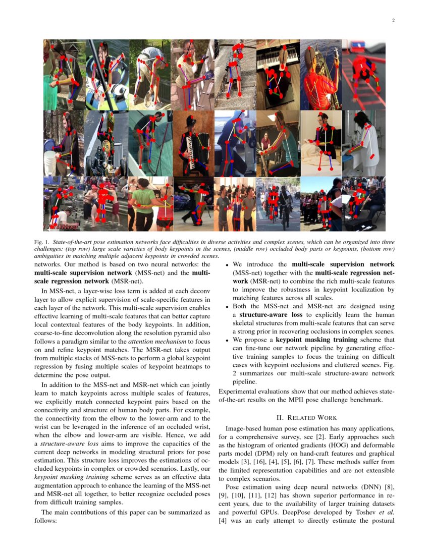 Multi-Scale Structure-Aware Network for Human Pose Estimation | DeepAI