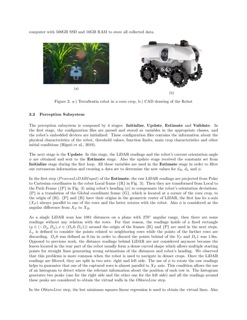 Multi Sensor Fusion Based Robust Row Following For Compact Agricultural