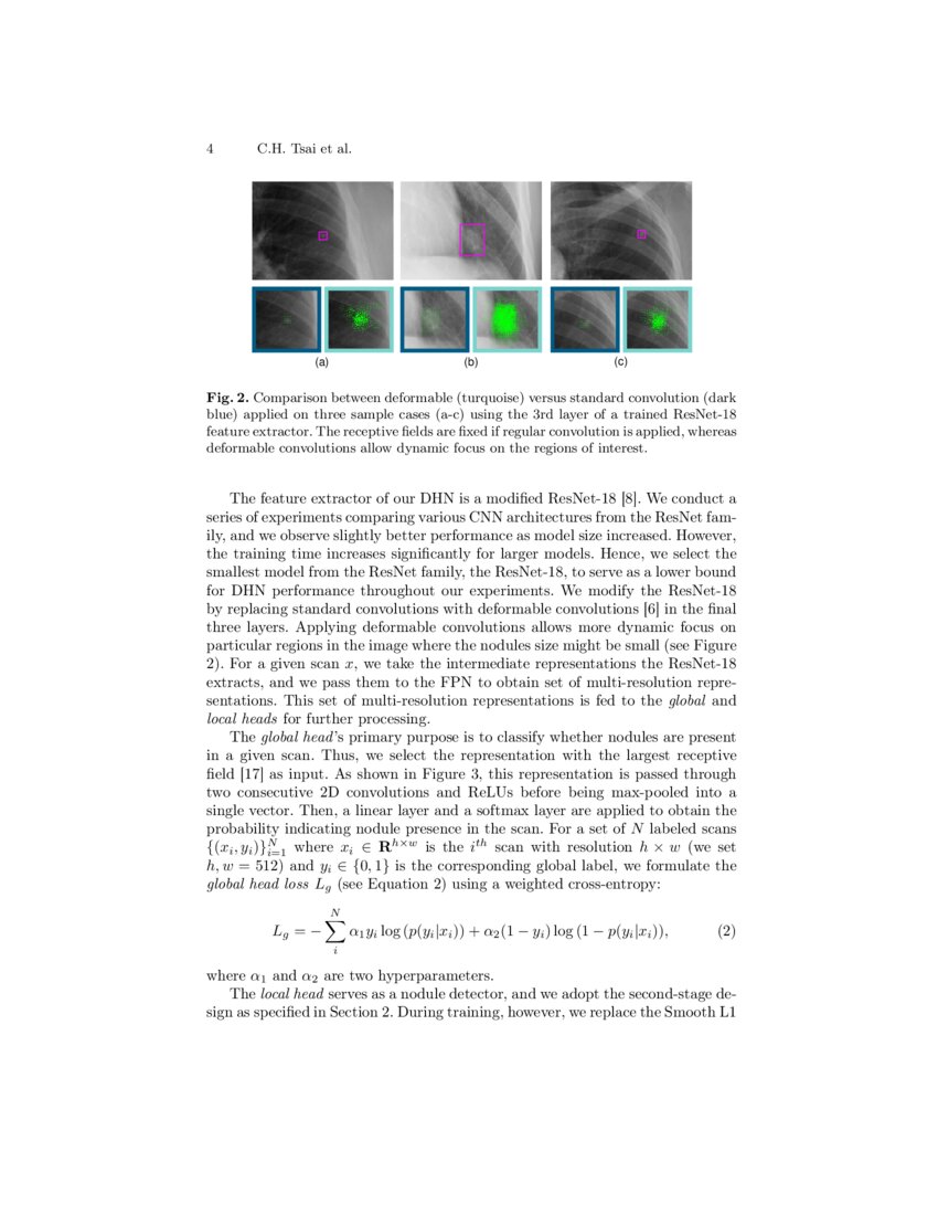 Multi Task Lung Nodule Detection In Chest Radiographs With A Dual Head