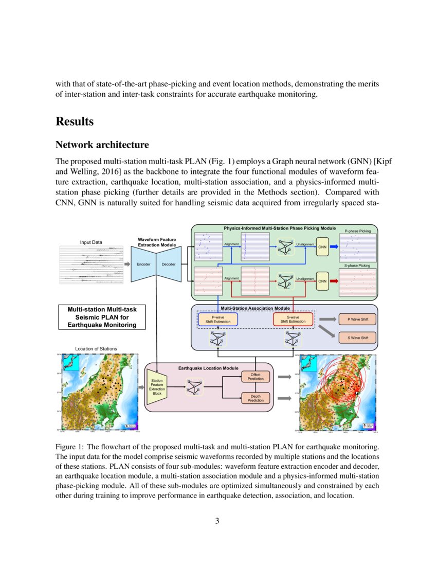 Multi-task multi-station earthquake monitoring: An all-in-one seismic ... Multi-task multi-station earthquake monitoring: An all-in-one seismic ...