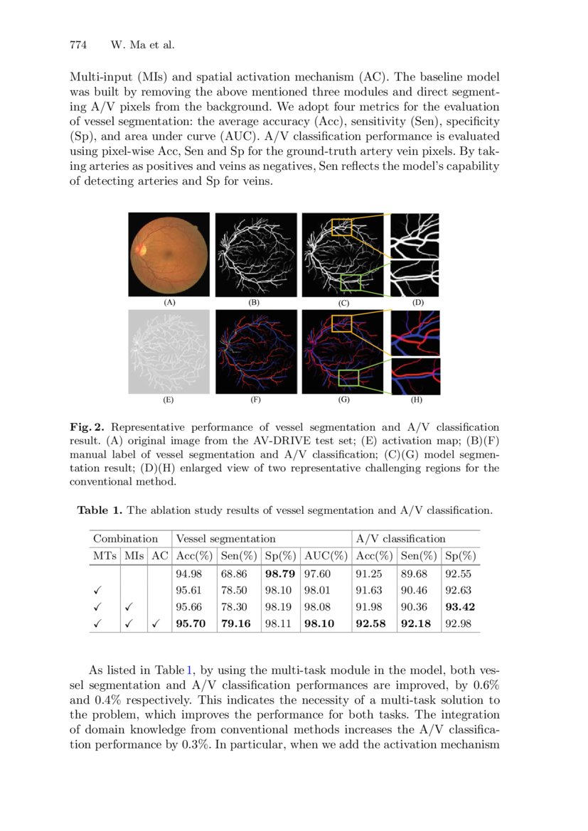 Multi Task Neural Networks With Spatial Activation For Retinal Vessel Segmentation And Artery
