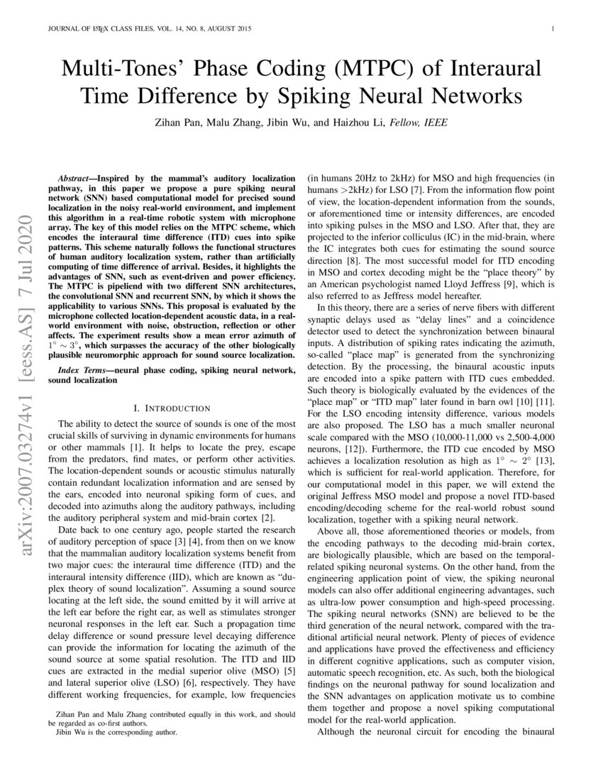 Multi-Tones' Phase Coding (MTPC) of Interaural Time Difference by ...