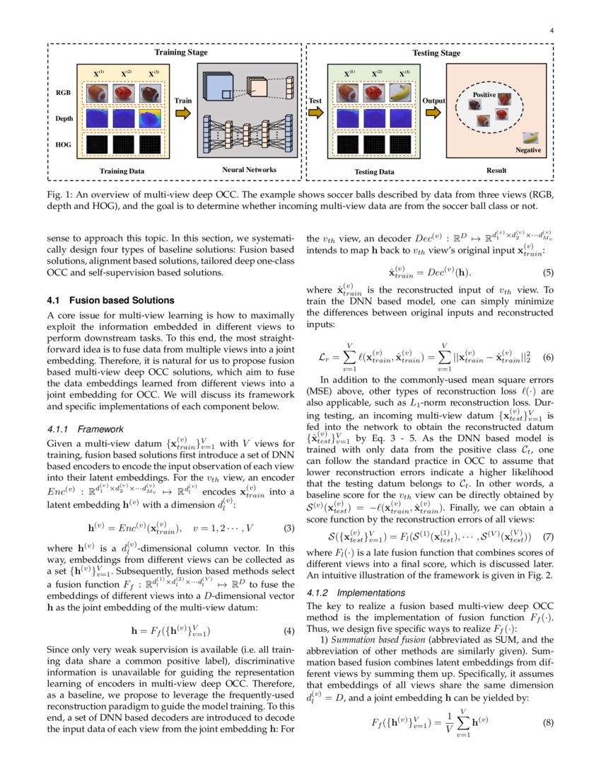 Multi-view Deep One-class Classification: A Systematic Exploration | DeepAI Multi-view Deep One-class Classification: A Systematic Exploration | DeepAI