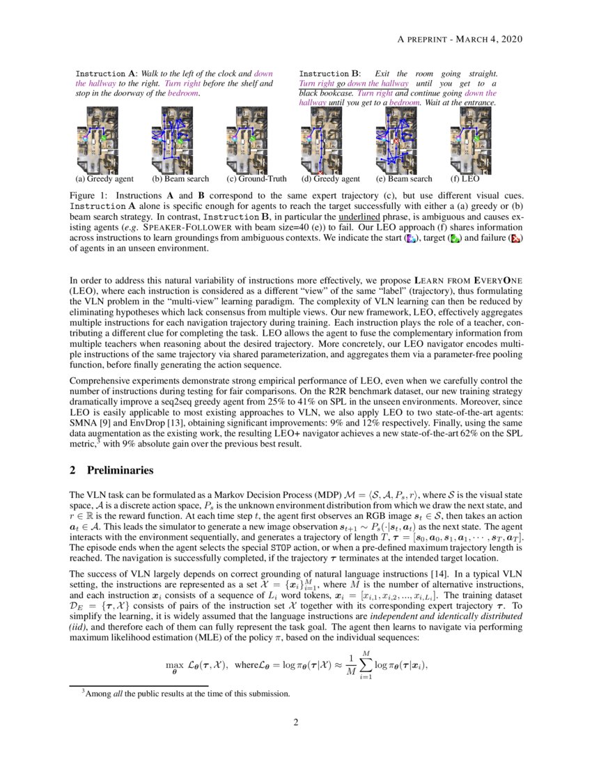 Multi-View Learning for Vision-and-Language Navigation | DeepAI