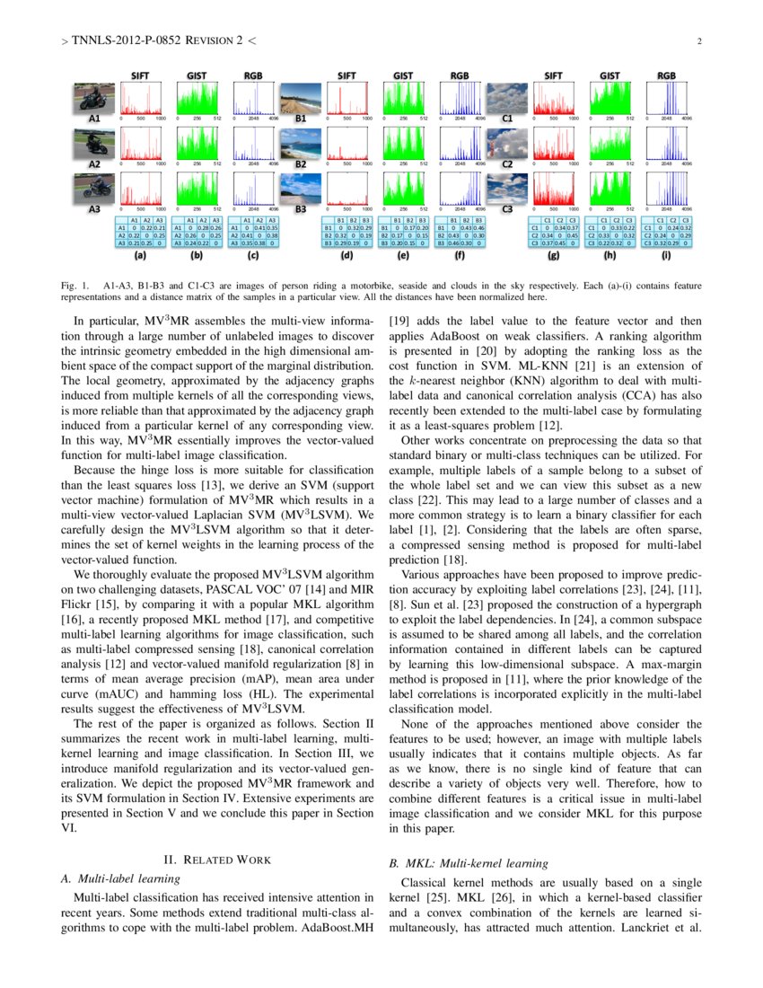 Multi-view Vector-valued Manifold Regularization for Multi-label Image Classification | DeepAI