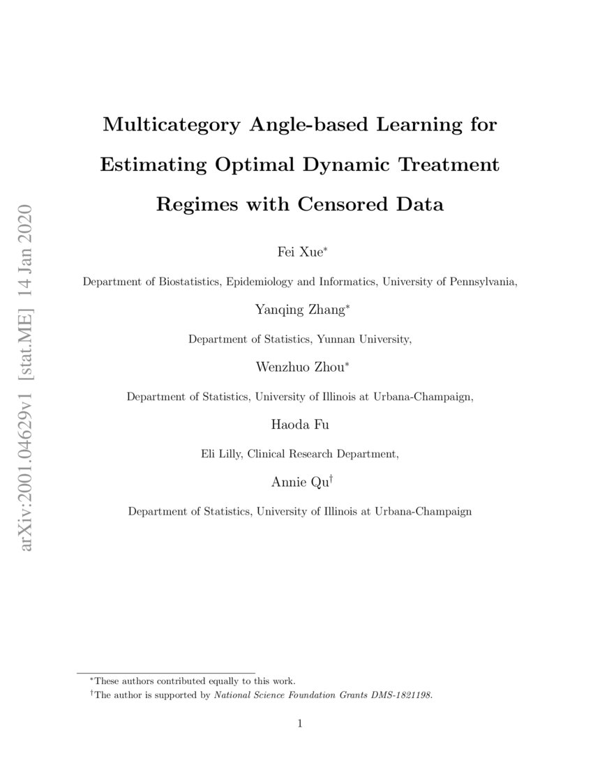 Multicategory Angle-based Learning for Estimating Optimal Dynamic ...
