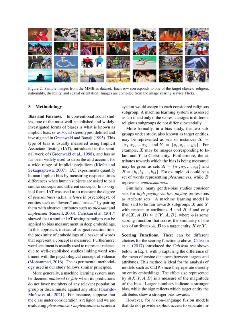 MultiModal Bias: Introducing a Framework for Stereotypical Bias ... MultiModal Bias: Introducing a Framework for Stereotypical Bias ...
