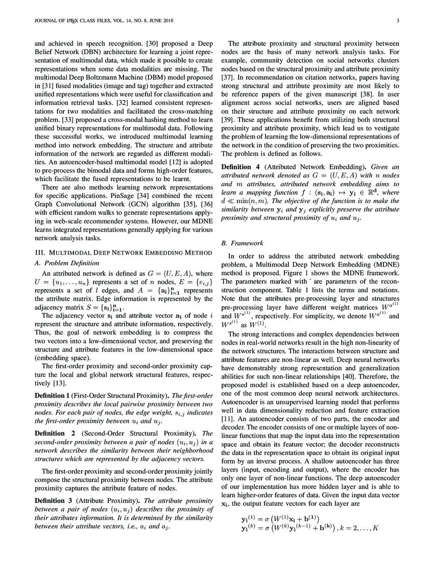 Multimodal Deep Network Embedding With Integrated Structure And Attribute Information Deepai