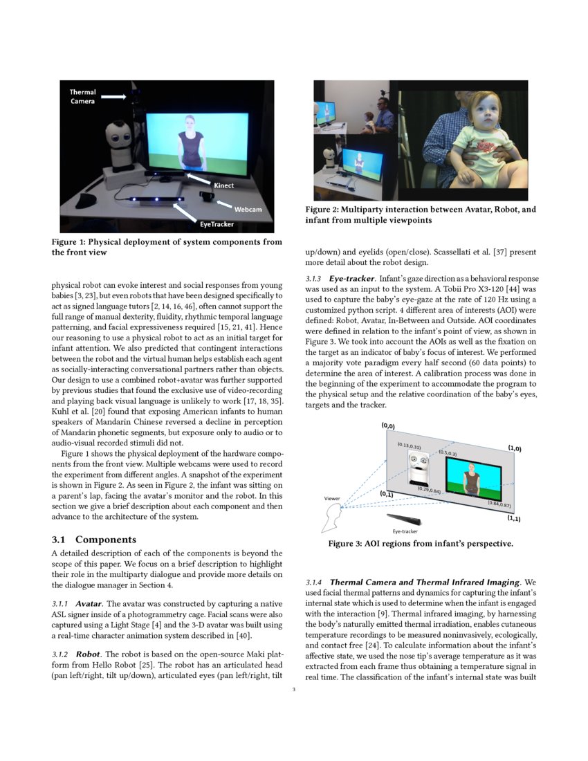 Multimodal Dialogue Management For Multiparty Interaction With Infants