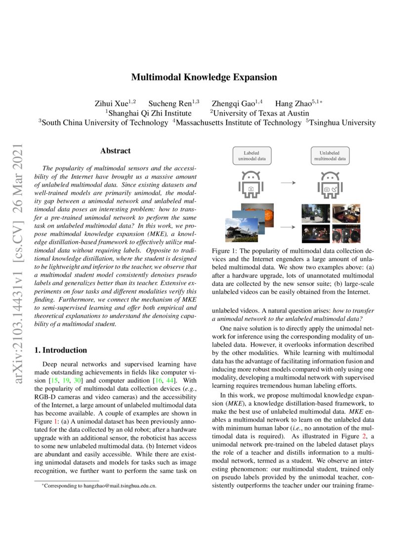 Multimodal Knowledge Expansion | DeepAI