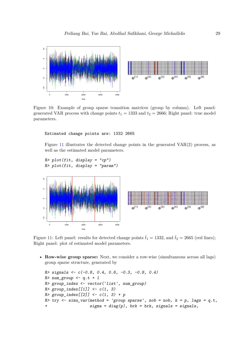 Multiple Change Point Detection in Structured VAR Models: the VARDetect R Package | DeepAI