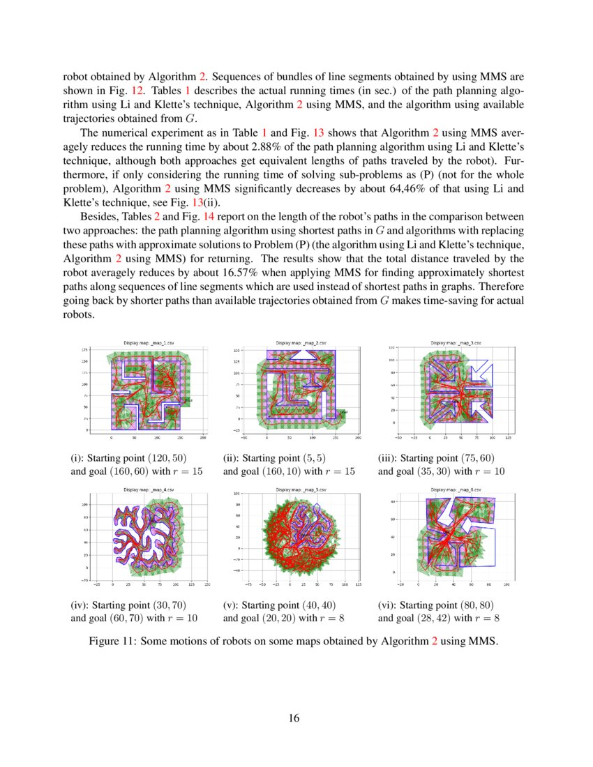 Multiple Shooting Approach For Finding Approximately Shortest Paths For Autonomous Robots In