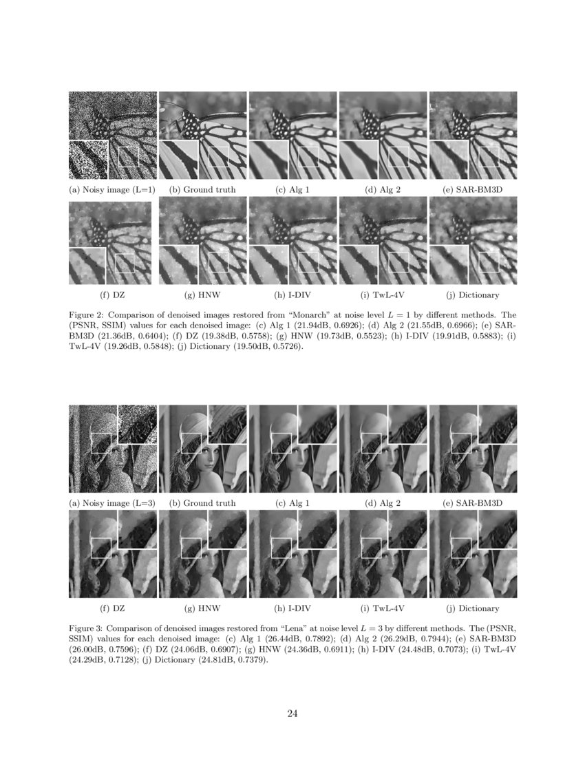 Multiplicative Noise Removal Nonlocal Low Rank Model And Its Proximal Alternating Reweighted 7685