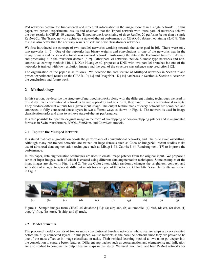 Multipod Convolutional Network | DeepAI