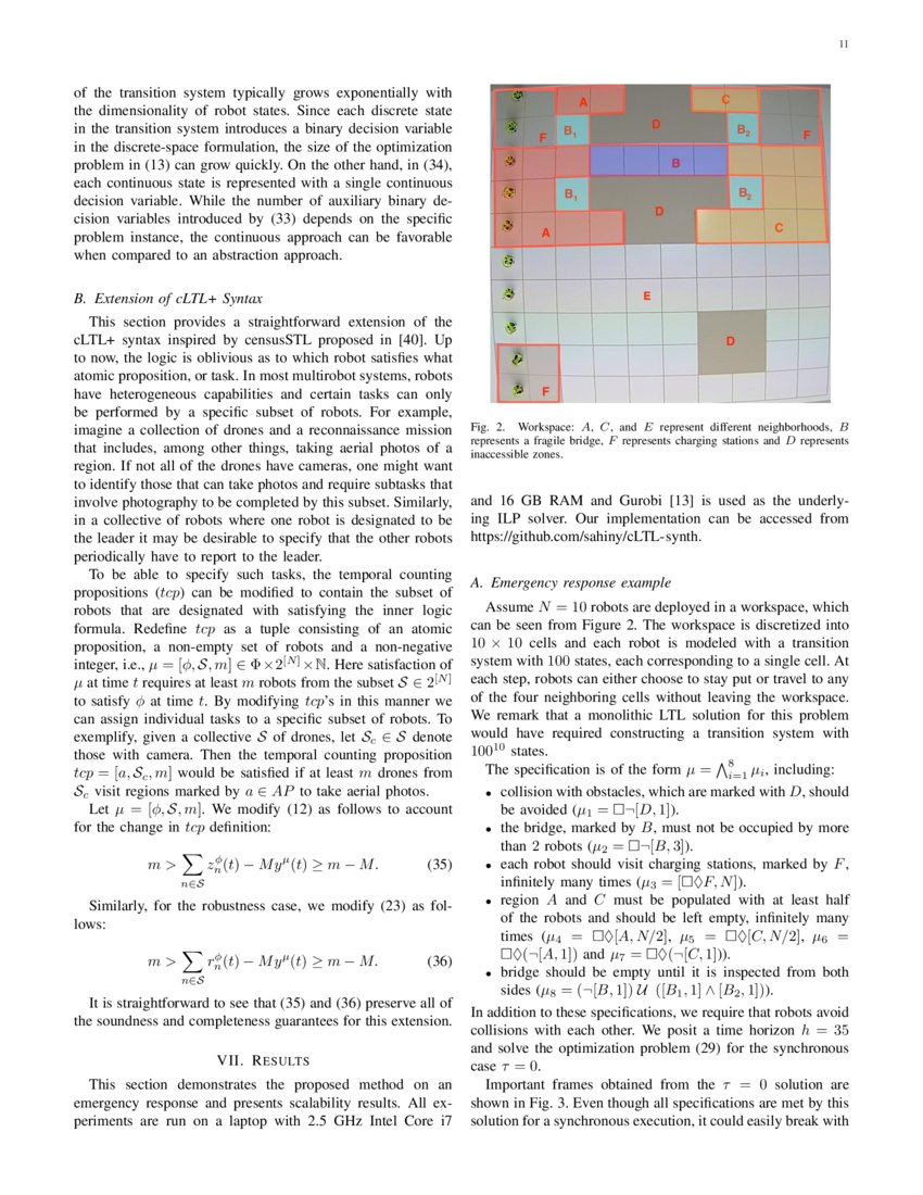 Multirobot Coordination with Counting Temporal Logics | DeepAI