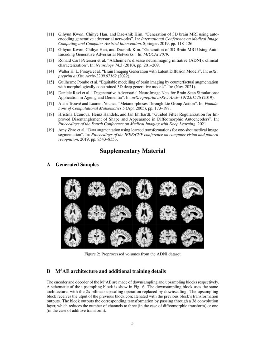 Multiscale Metamorphic Vae For 3d Brain Mri Synthesis Deepai