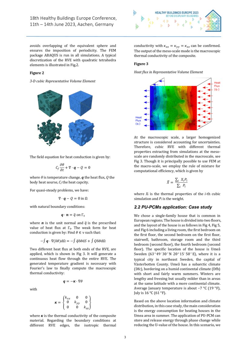 Multiscale modeling of thermal properties in Polyurethane incorporated with phase change ...