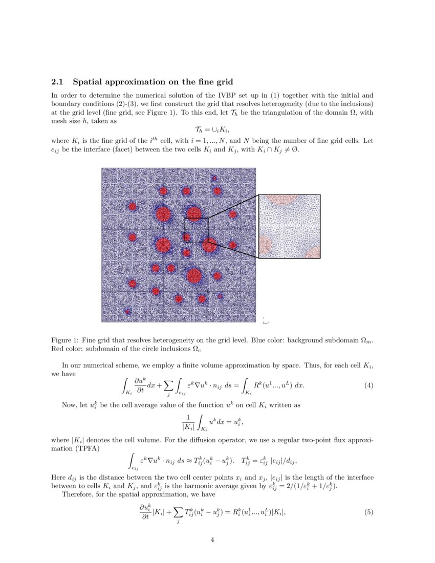 Multiscale solver for multi-component reaction-diffusion systems in heterogeneous media | DeepAI