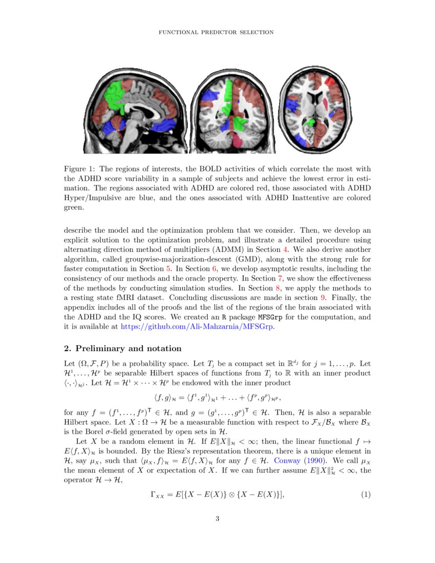 Multivariate Functional Group Sparse Regression Functional Predictor Selection Deepai
