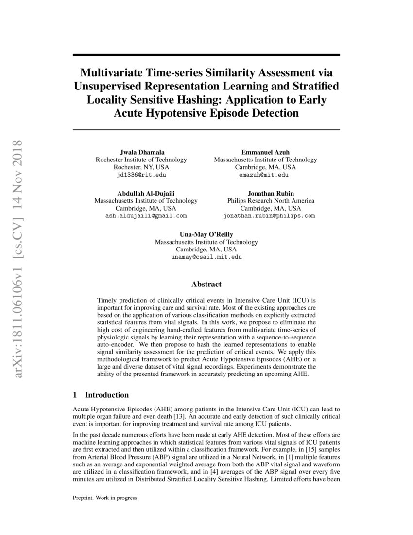 Multivariate Time Series Similarity Assessment Via Unsupervised Representation Learning And