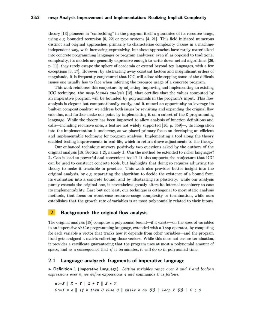 mwp-Analysis Improvement and Implementation: Realizing Implicit Computational Complexity | DeepAI