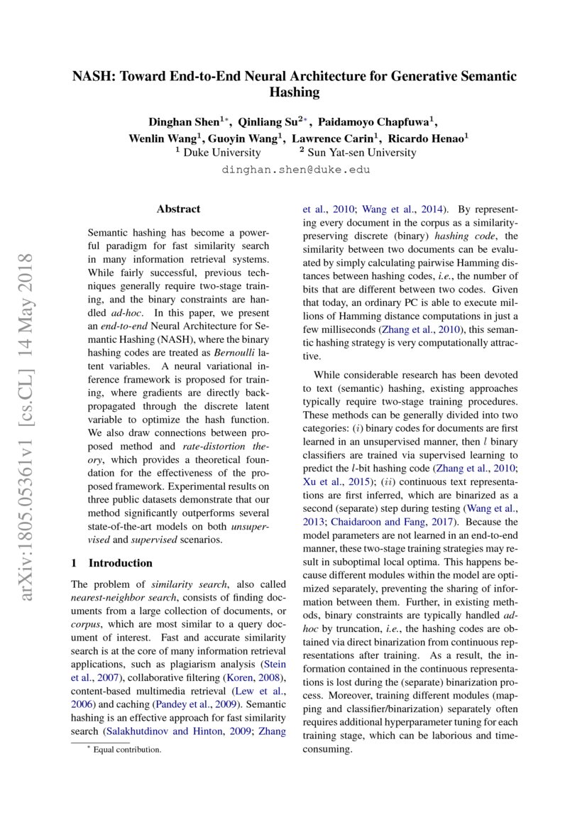 Nash Toward End To End Neural Architecture For Generative Semantic