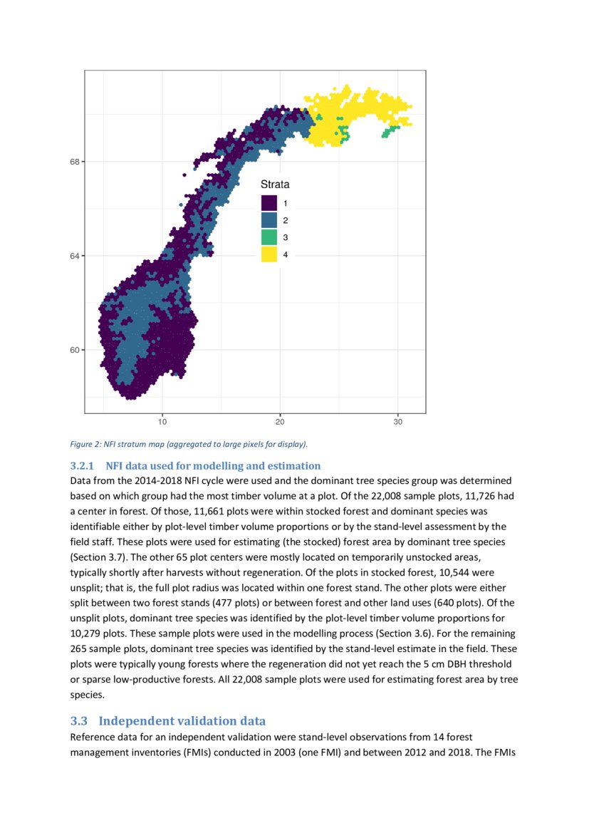 National Mapping And Estimation Of Forest Area By Dominant Tree Species Using Sentinel 2 Data
