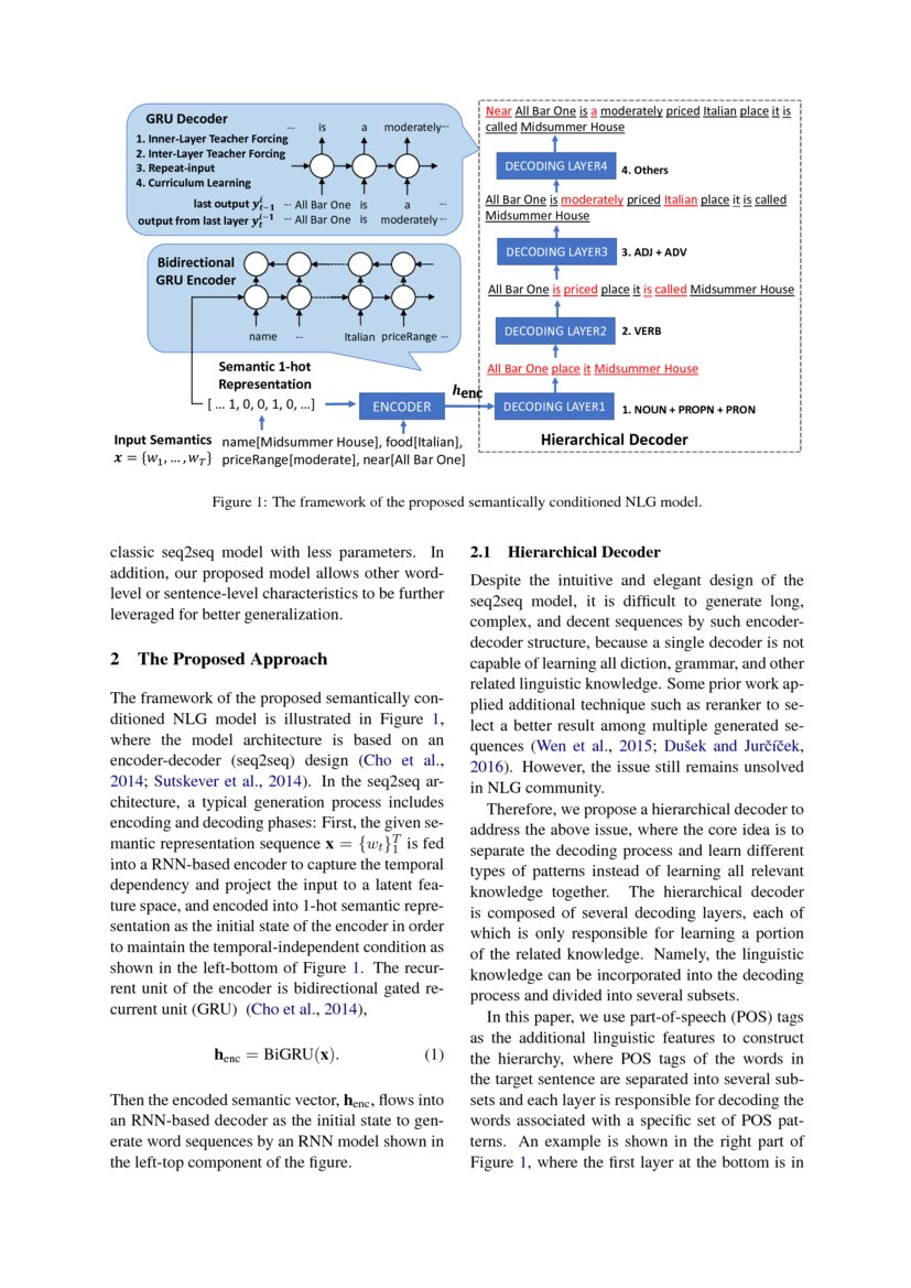 Natural Language Generation by Hierarchical Decoding with Linguistic Patterns | DeepAI