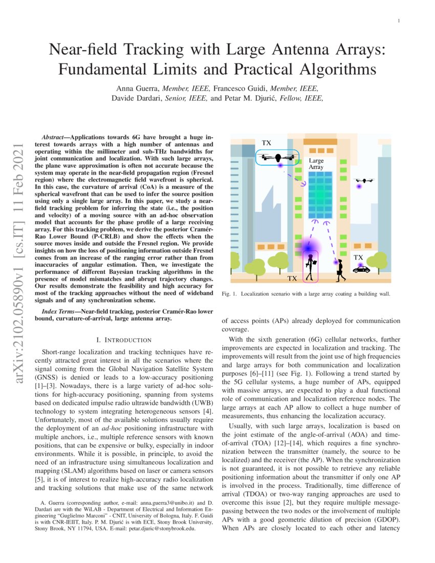 Near-field Tracking with Large Antenna Arrays: Fundamental Limits and ...