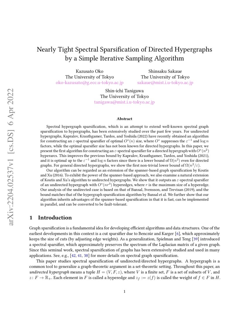Nearly Tight Spectral Sparsification of Directed Hypergraphs by a Simple Iterative Sampling ...