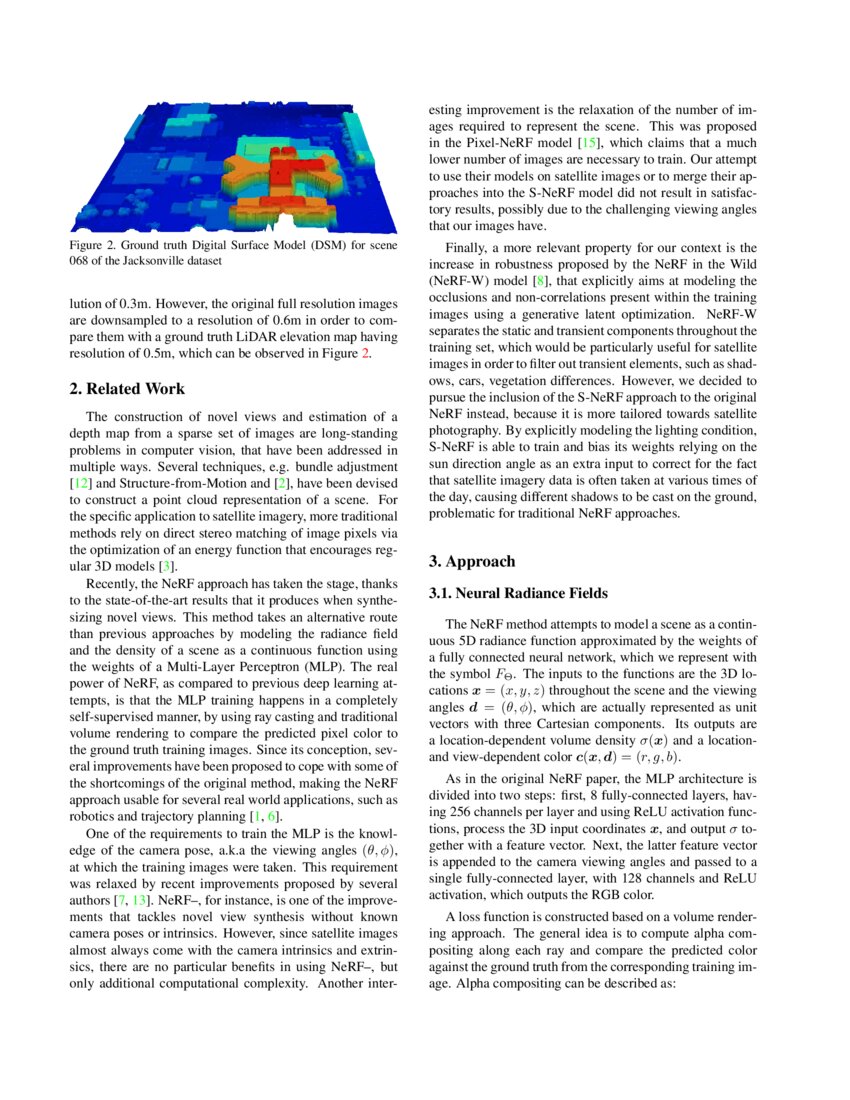 Nerf Applied To Satellite Imagery For Surface Reconstruction Deepai