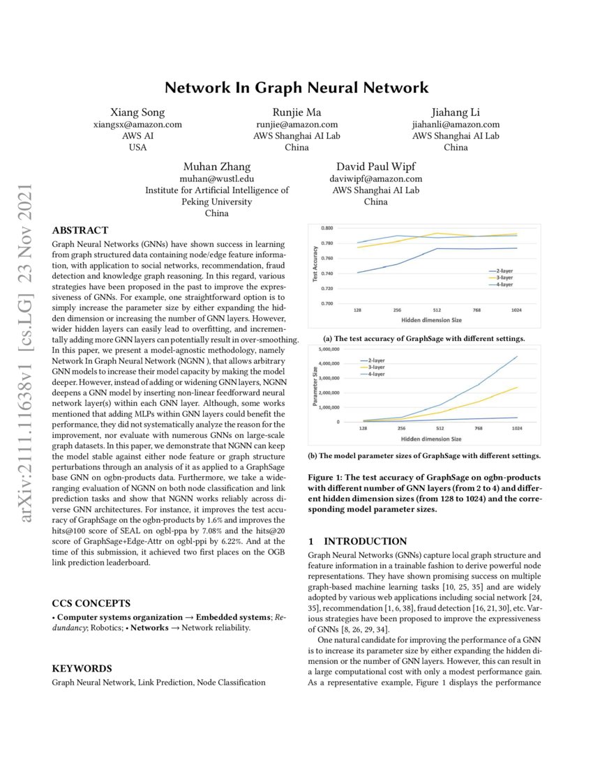 Network In Graph Neural Network | DeepAI