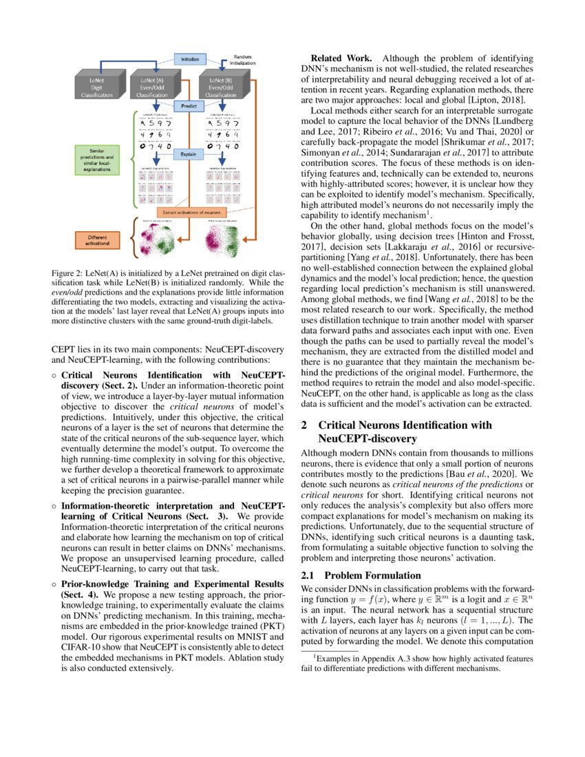 NeuCEPT: Locally Discover Neural Networks' Mechanism via Critical Neurons Identification with ...