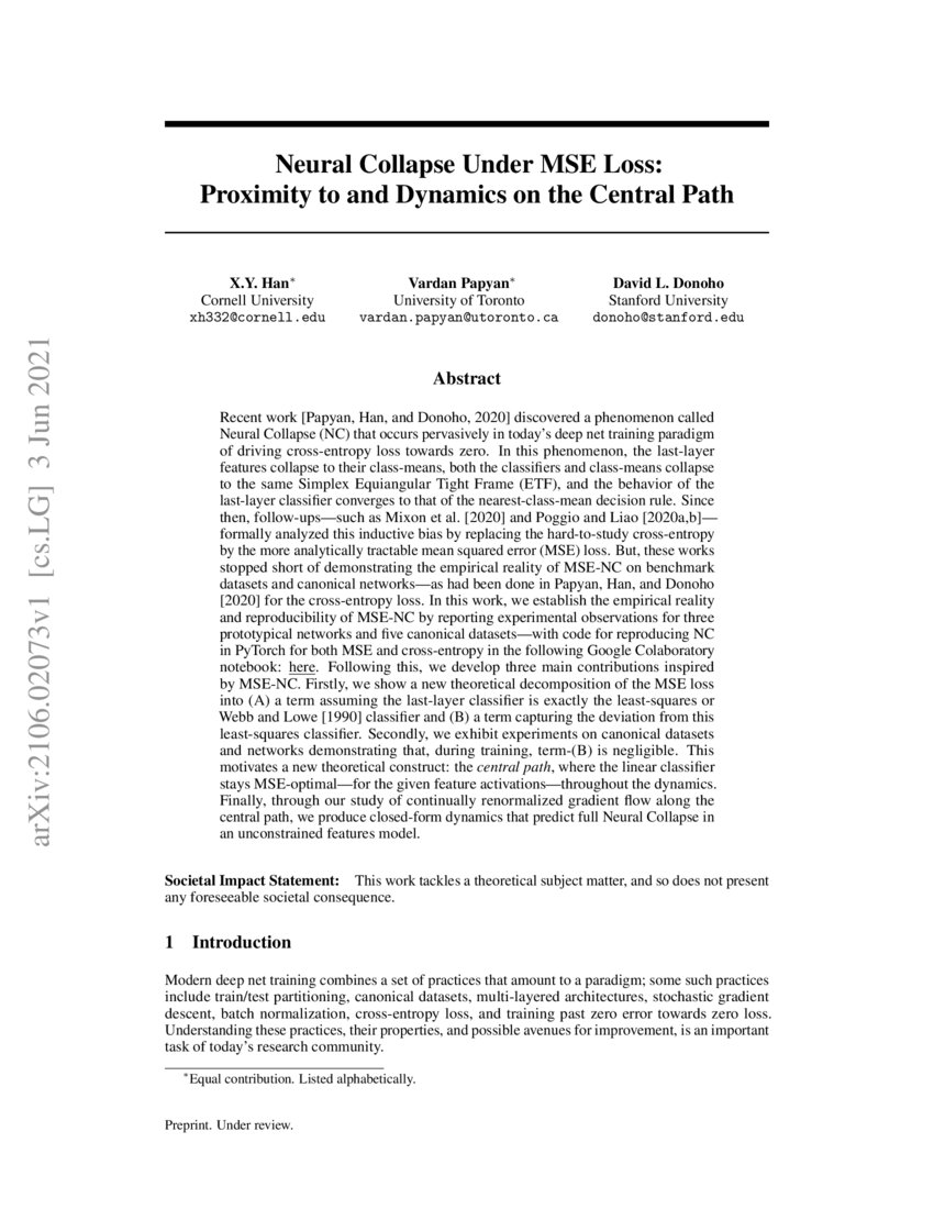 Neural Collapse Under MSE Loss: Proximity to and Dynamics on the ...