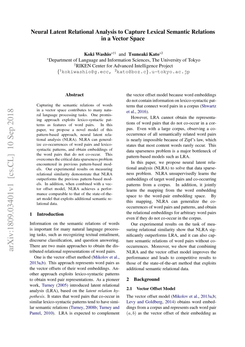 Neural Latent Relational Analysis To Capture Lexical Semantic Relations