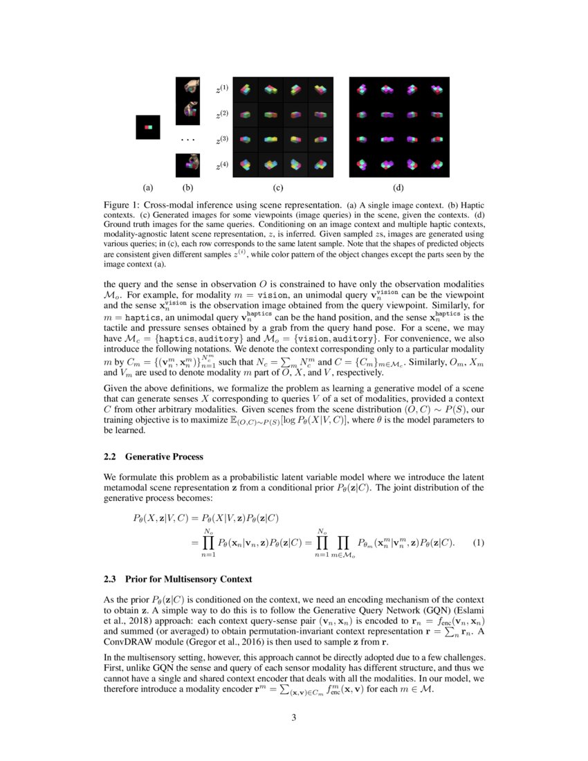 Neural Multisensory Scene Inference | DeepAI