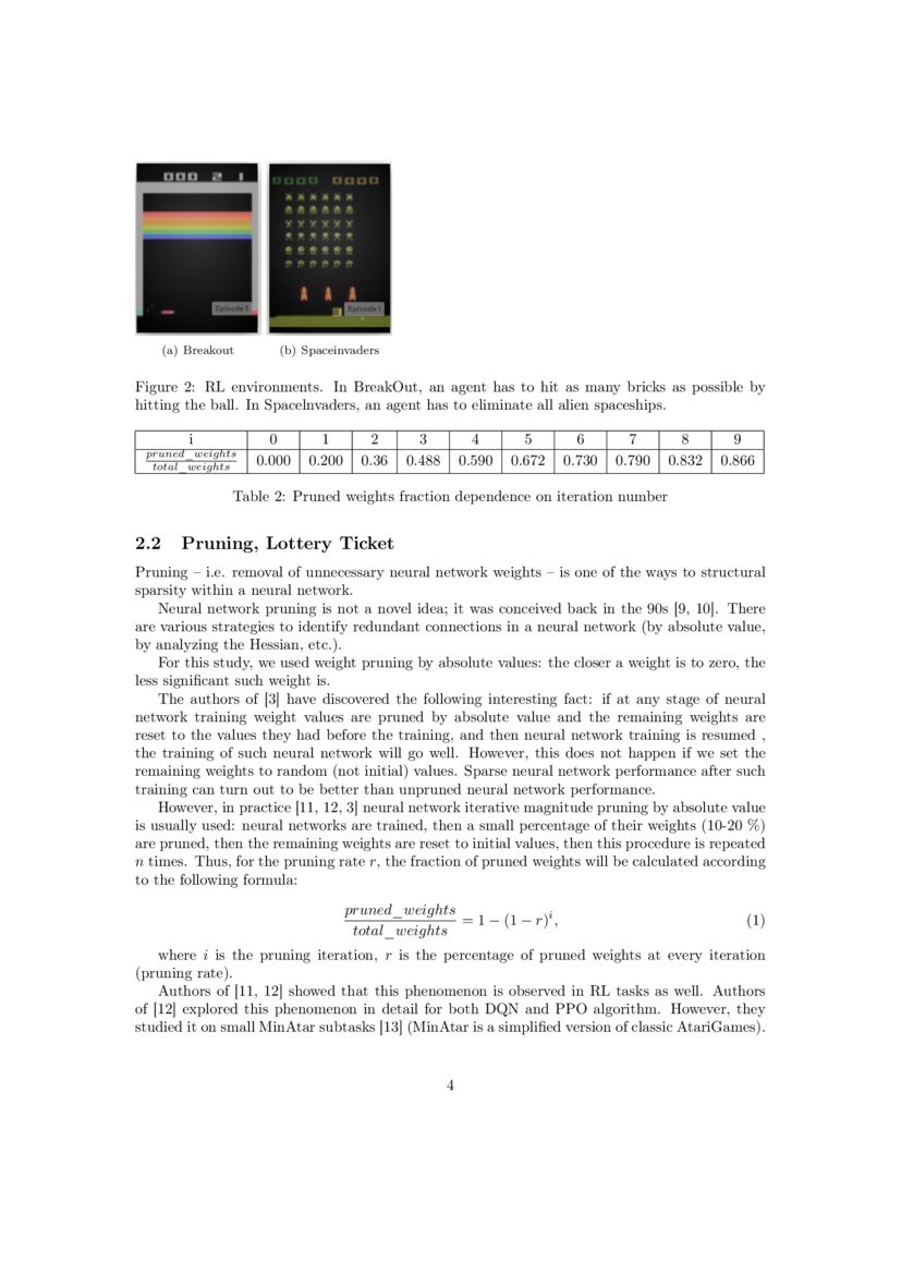 Neural Network Optimization for Reinforcement Learning Tasks Using ... Neural Network Optimization for Reinforcement Learning Tasks Using ...