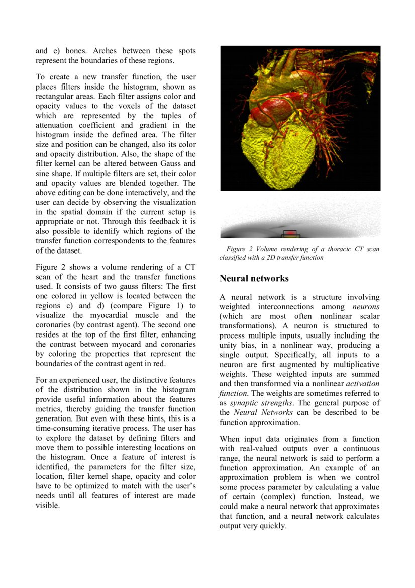 Neural networks in 3D medical scan visualization | DeepAI