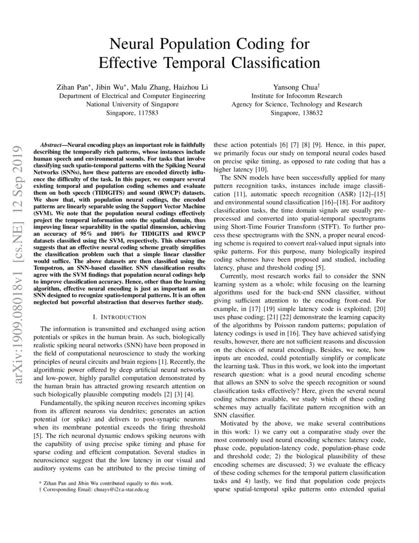 Neural Population Coding For Effective Temporal Classification Deepai 1224