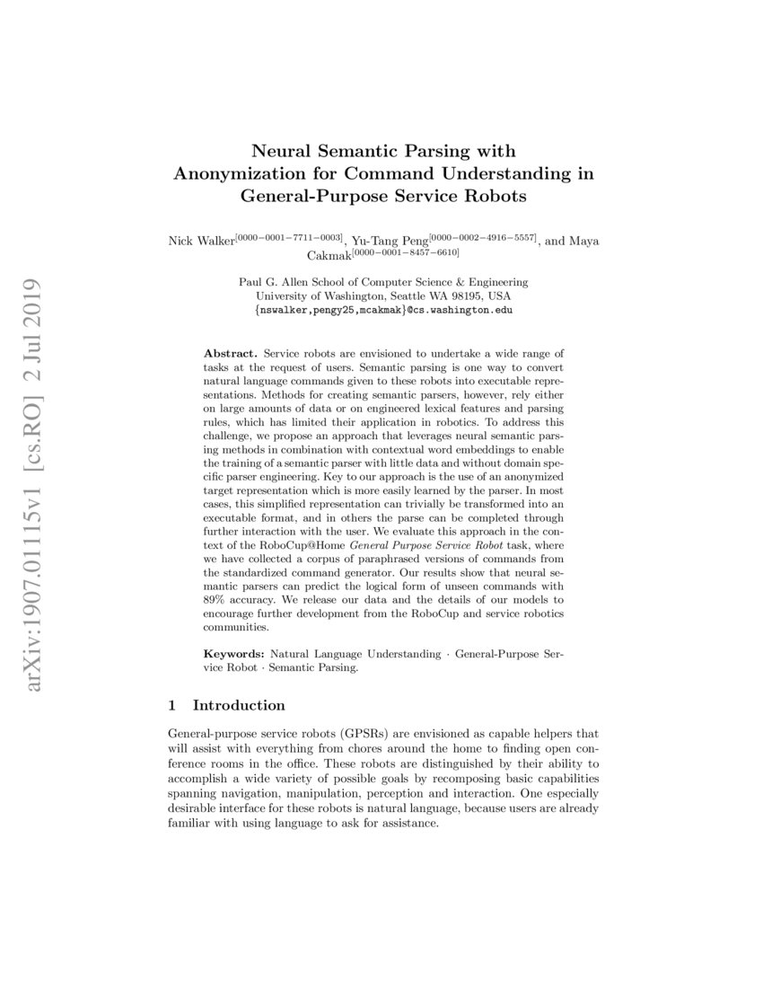 Neural Semantic Parsing with Anonymization for Command Understanding in General-Purpose Service ...