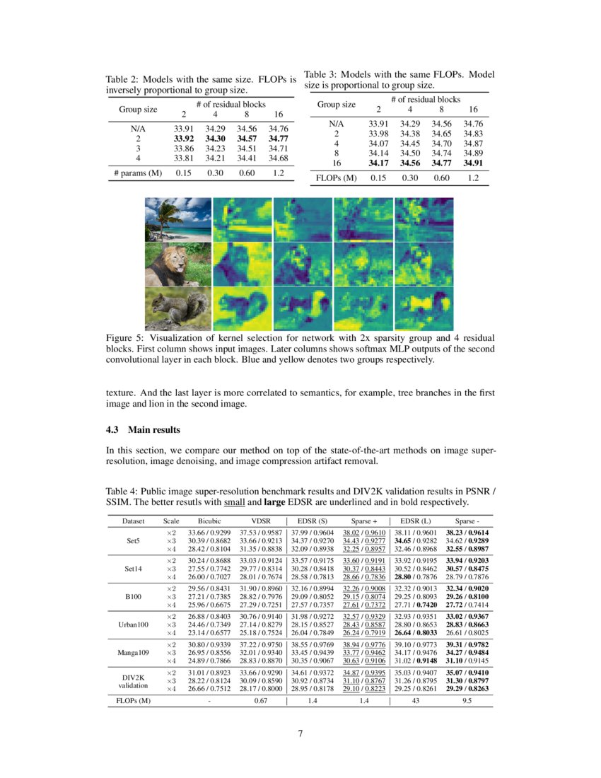 Neural Sparse Representation for Image Restoration | DeepAI