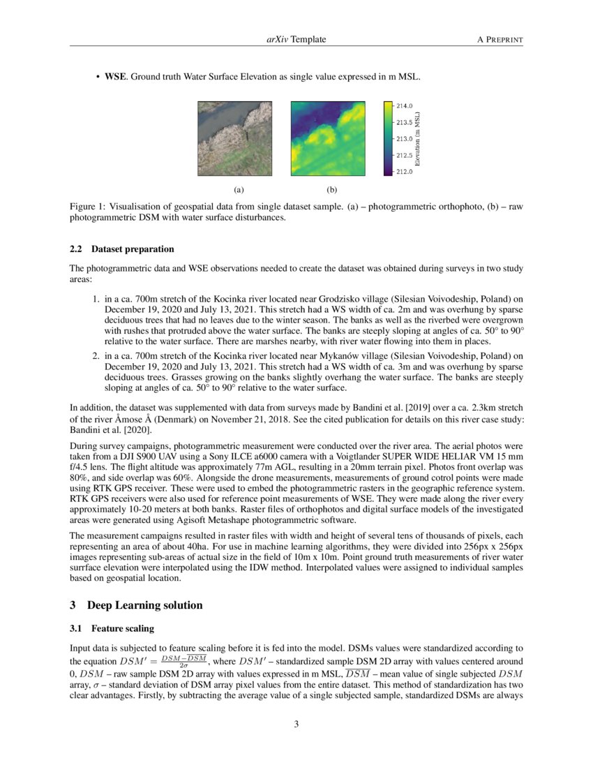 Neuroevolution deep learning architecture search for estimation of river surface elevation from ...