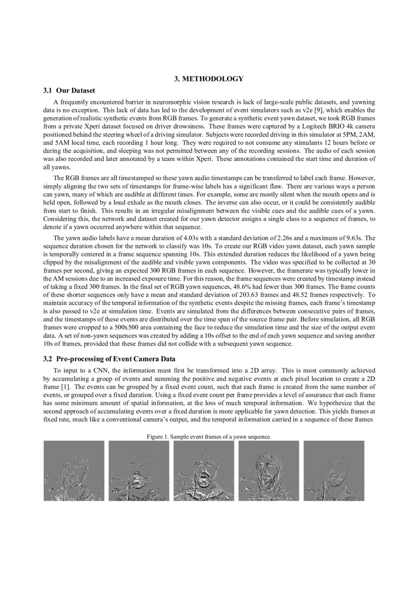 Neuromorphic Sensing For Yawn Detection In Driver Drowsiness Deepai