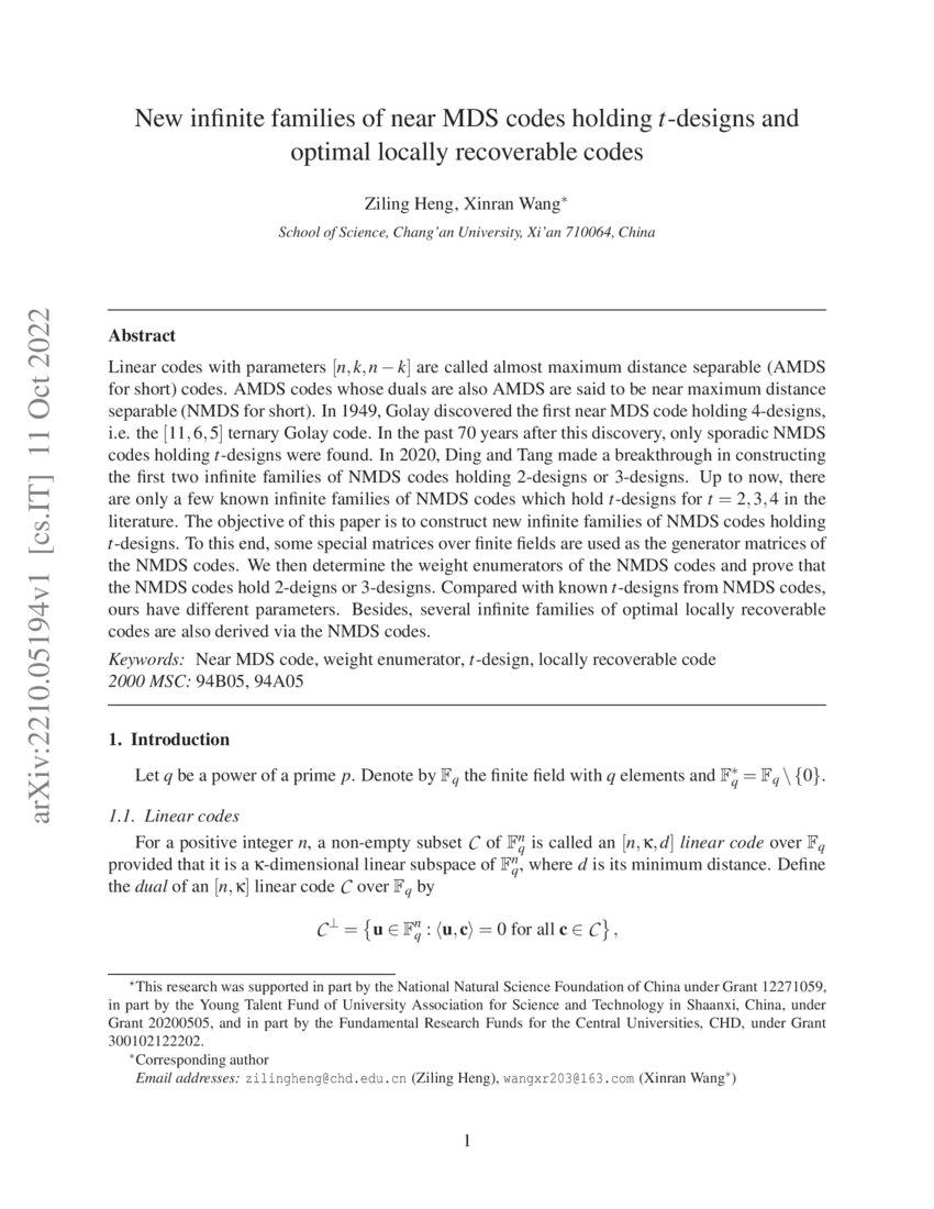 New infinite families of near MDS codes holding t-designs and optimal locally recoverable codes ...