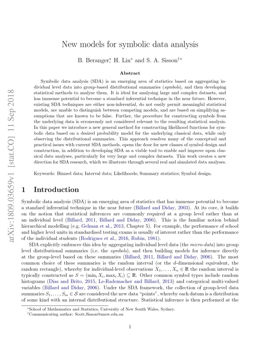 New models for symbolic data analysis | DeepAI