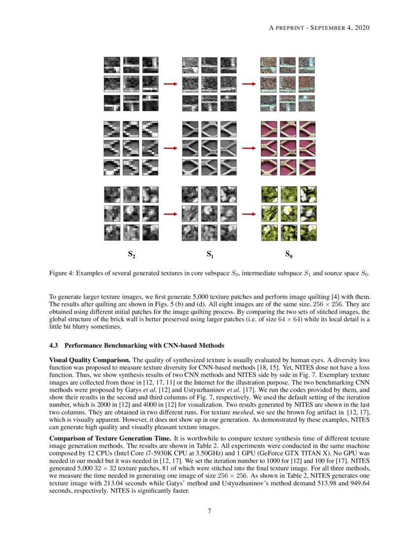 NITES: A Non-Parametric Interpretable Texture Synthesis Method | DeepAI