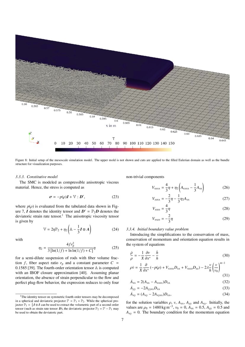 Non-isothermal direct bundle simulation of SMC compression molding with a non-Newtonian ...